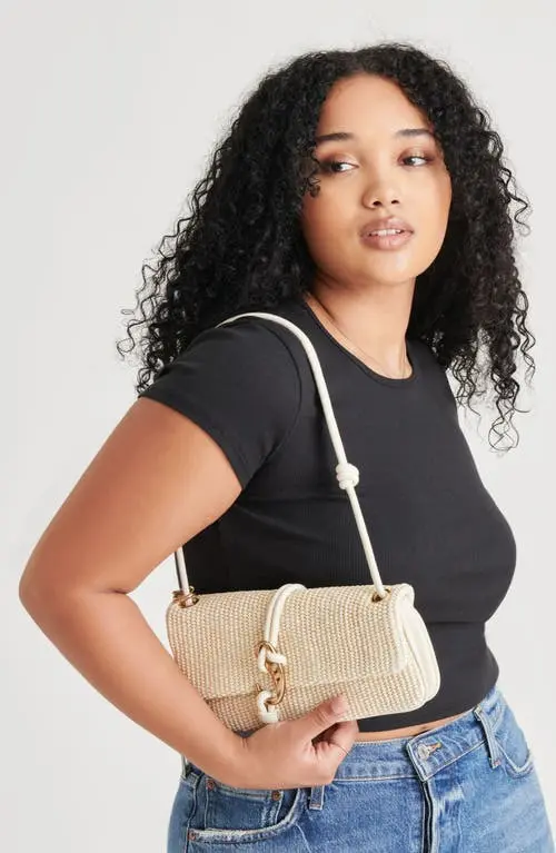 Dolce Vita Alice Raffia Shoulder Bag