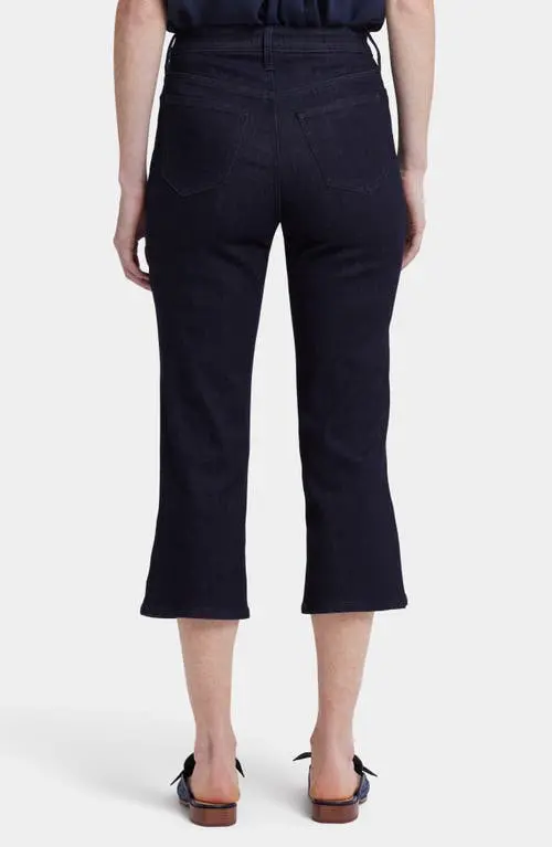 NYDJ Joni High Waist Capri Jeans With Button Detail