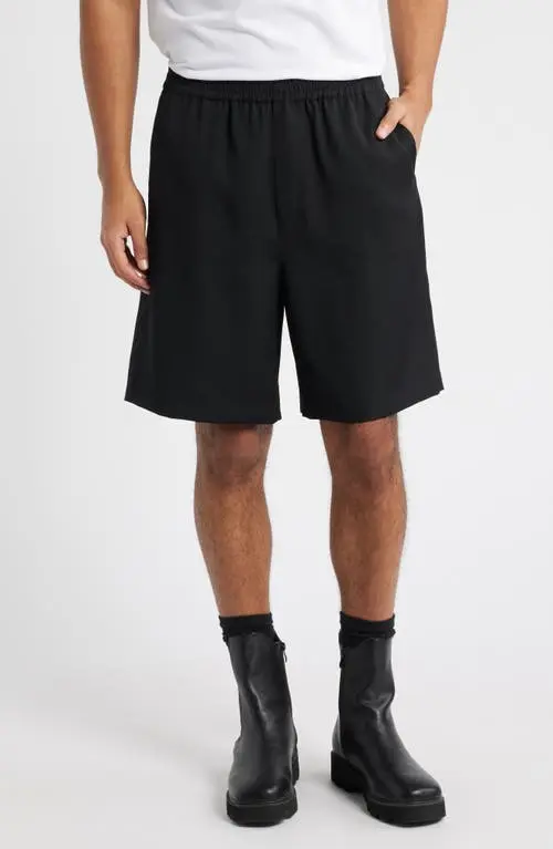 FRAME Relaxed Wool Shorts
