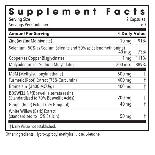 ALLERGY RESEARCH GROUP Inflamed 120 Capsules