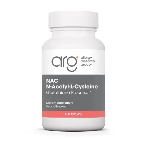 ALLERGY RESEARCH GROUP N-acetyl-l-cysteine 120 Tablets - One-color