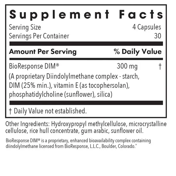 ALLERGY RESEARCH GROUP Dim Enhanced Delivery System 120 Capsules