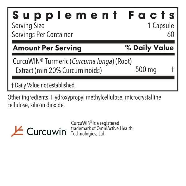 ALLERGY RESEARCH GROUP Curcuwin 500 60 Capsules