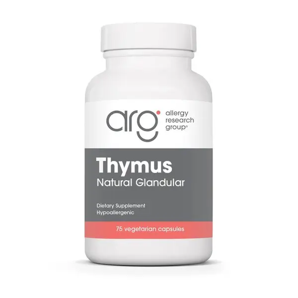ALLERGY RESEARCH GROUP Thymus Natural Glandular 75 Capsules - One-color