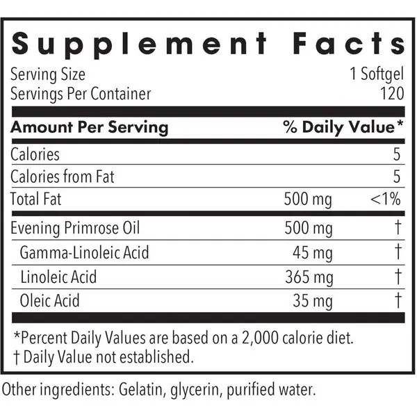 ALLERGY RESEARCH GROUP Epo-evening Primrose Oil 120 Softgels