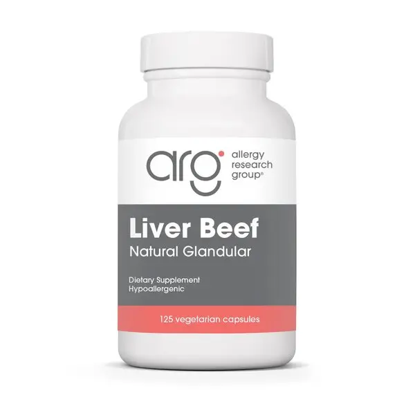 ALLERGY RESEARCH GROUP Liver Beef Glandular 500mg 120 Capsules - One-color