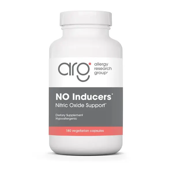 ALLERGY RESEARCH GROUP No Inducers Nitric Oxide Support 180 Capsules - One-color