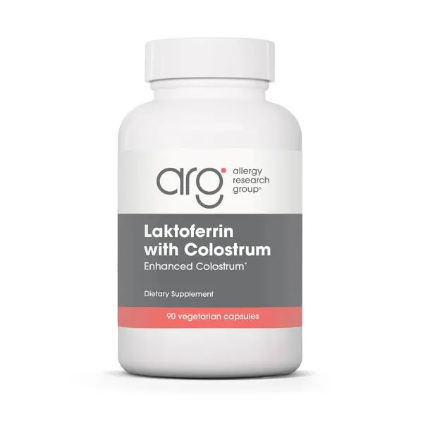 ALLERGY RESEARCH GROUP Laktoferrin W/ Colostrum 90 Capsules - One-color
