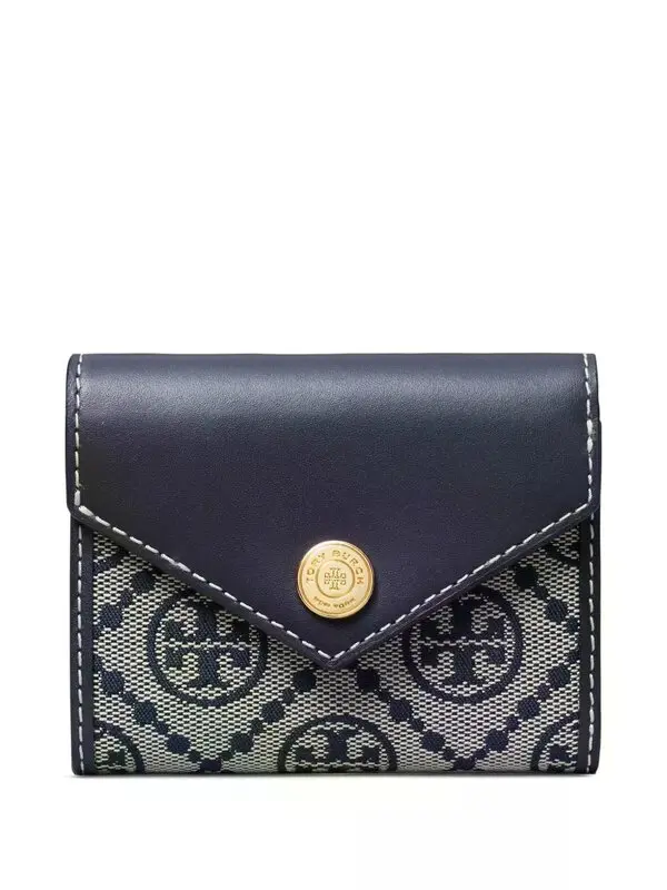 Tory Burch T-monogram Envelope Wallet - Blue
