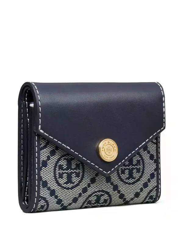 Tory Burch T-monogram Envelope Wallet - Blue