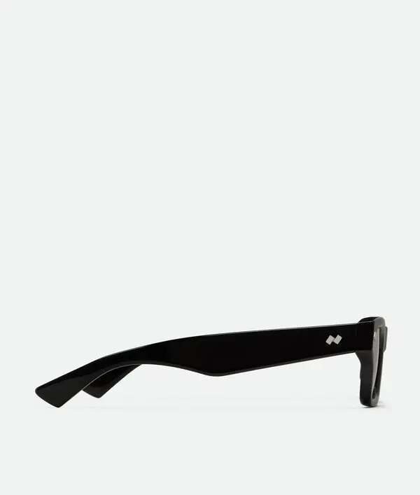 Bottega Veneta Square Sunglasses - Black/grey