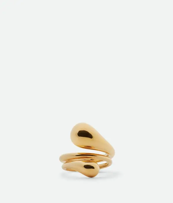 Bottega Veneta Drop Ring - Yellow Gold