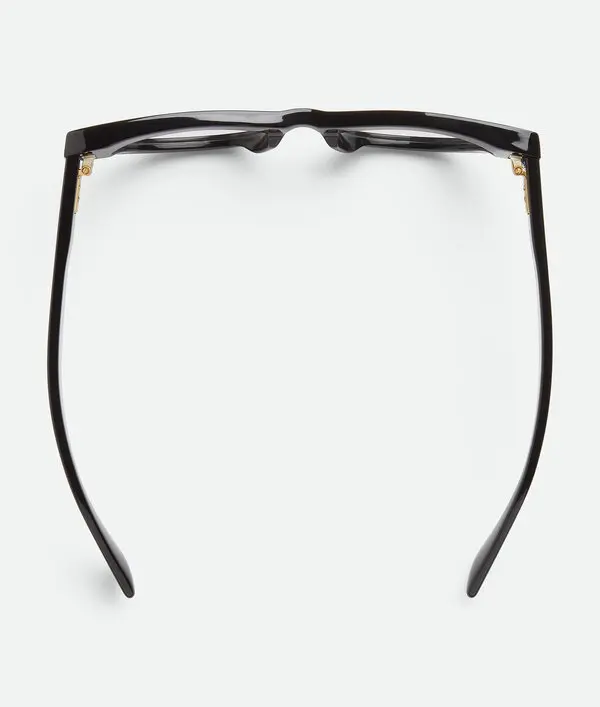 Bottega Veneta Cat Eye Eyeglasses - Black/transparent