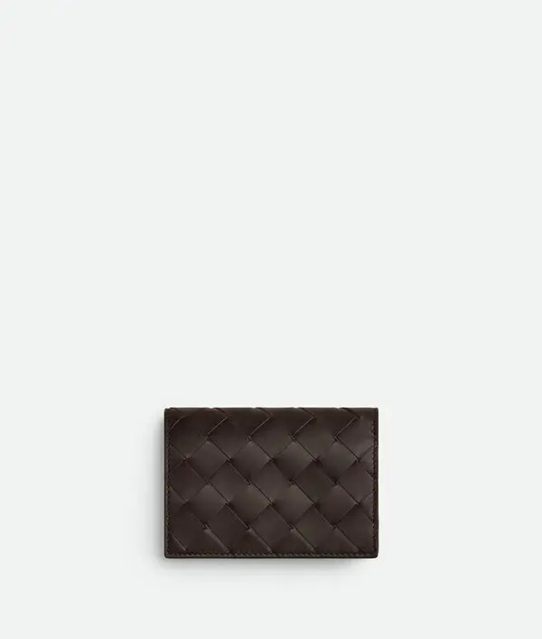 BOTTEGA  VENETA Intrecciato Business Card Case - Fondant/matcha