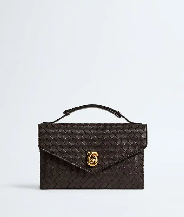 Bottega Veneta Intrecciato Leather Knot Lock Cross-body Bag - Fondant