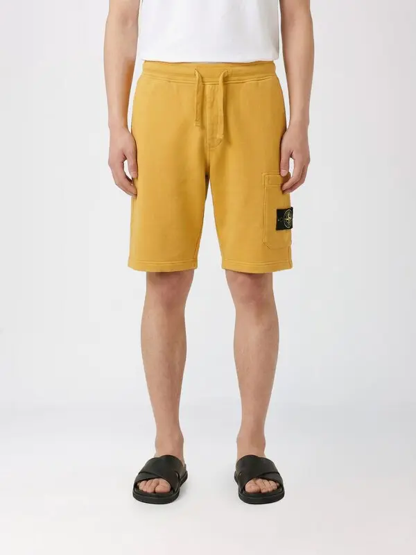 Stone Island Cargo Shorts - Yellow