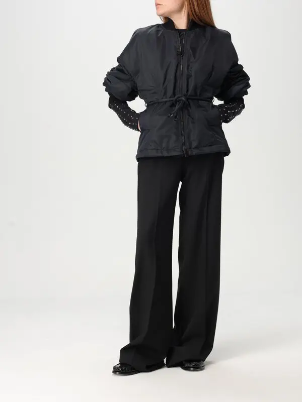Sportmax Long Sleeve Embellished Top - Black