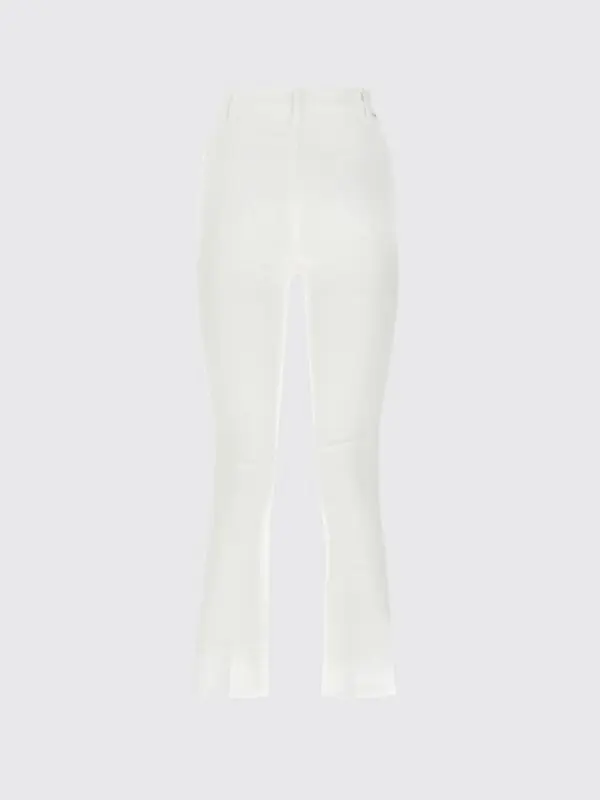 MOTHER Straight Leg Jeans With Raw Edge Hem