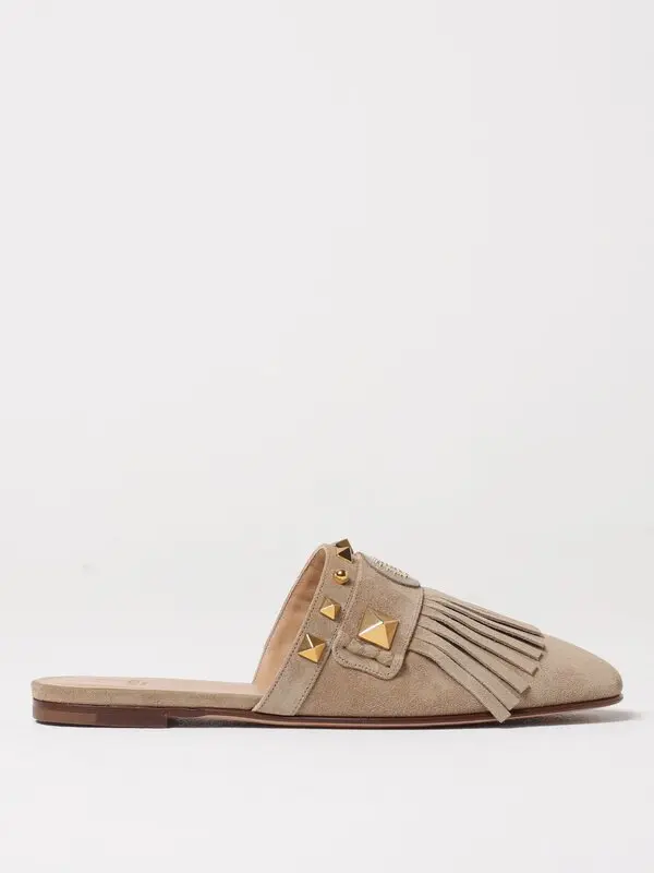 Valentino Garavani Flat Mules - Beige