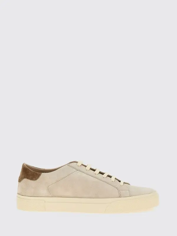 Brunello Cucinelli Suede Low Top Sneakers - Beige