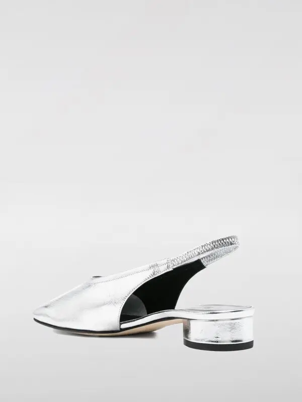 AeydĒ Metallic Slingback Pumps - Silver