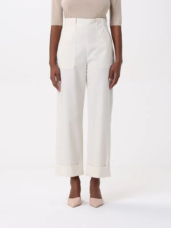 Max Mara Trousers - White