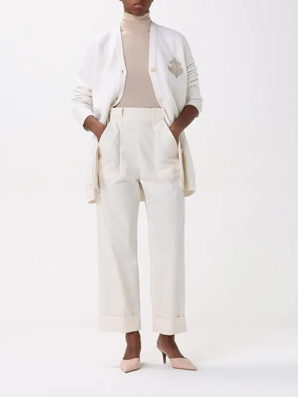 Max Mara Tailored Pants - White