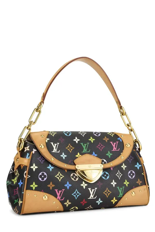 LOUIS VUITTON Takashi Murakami Monogram Multicolore Beverly - Black
