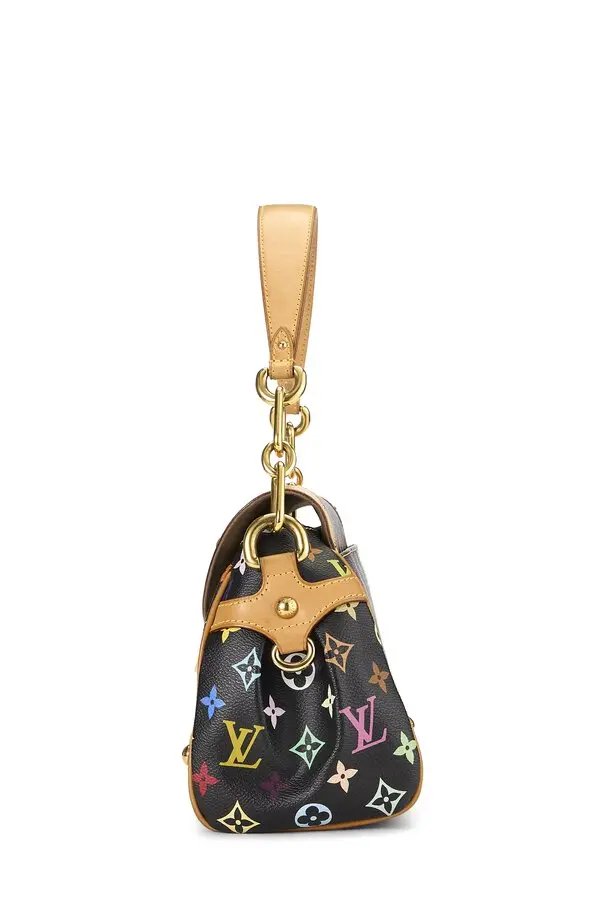 LOUIS VUITTON Takashi Murakami Monogram Multicolore Beverly - Black