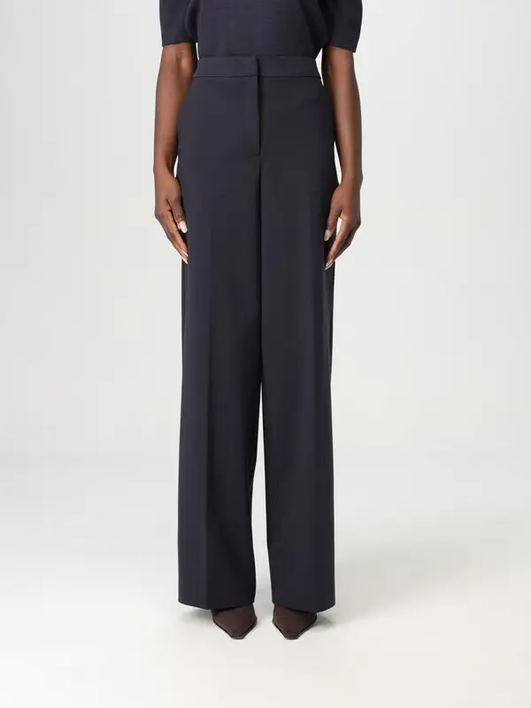 Max Mara Tailored Wide Leg Trousers - Blue