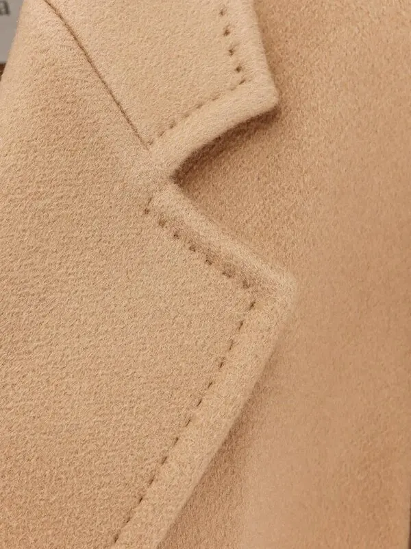 Max Mara Belted Wool Coat - Beige