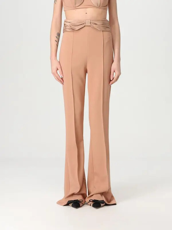 Elisabetta Franchi Tailored Flare Trousers - Nude