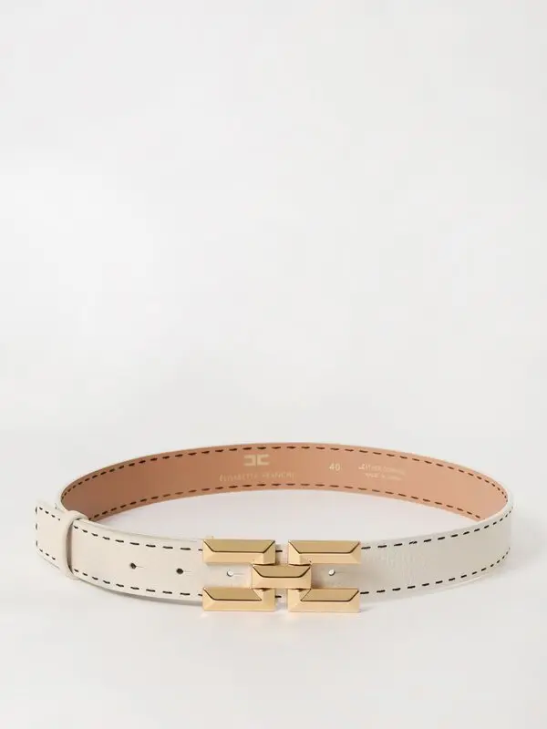 Elisabetta Franchi Belt - White