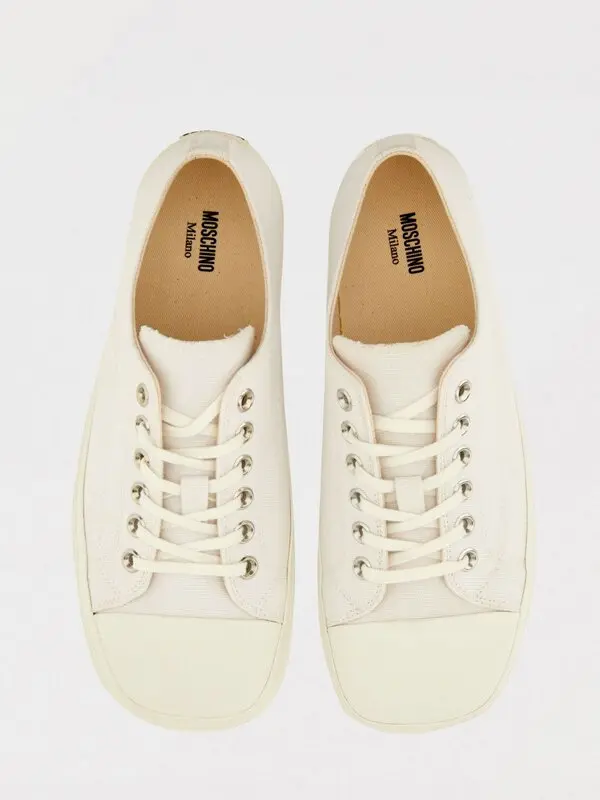 Moschino Lace-up Sneakers - White