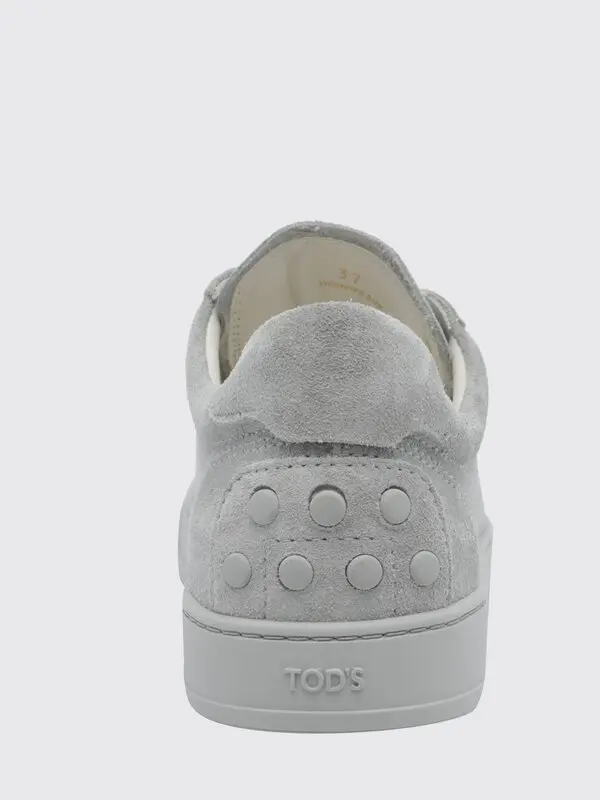 TOD'S Suede Lace-up Sneakers - Grey