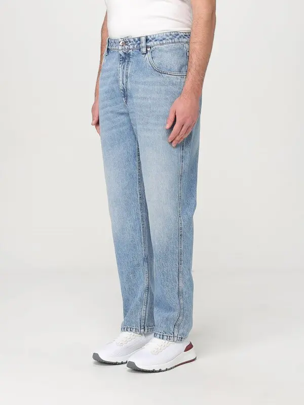 Brunello Cucinelli Straight Leg Jeans - Blue