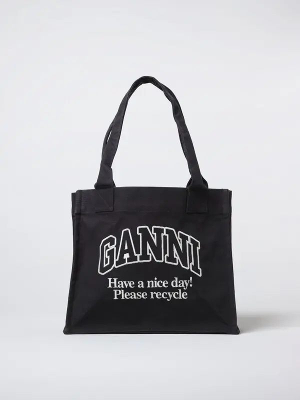 GANNI Tote Bag - Black