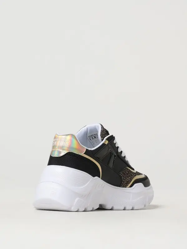Versace Lace Up Sneakers - Black