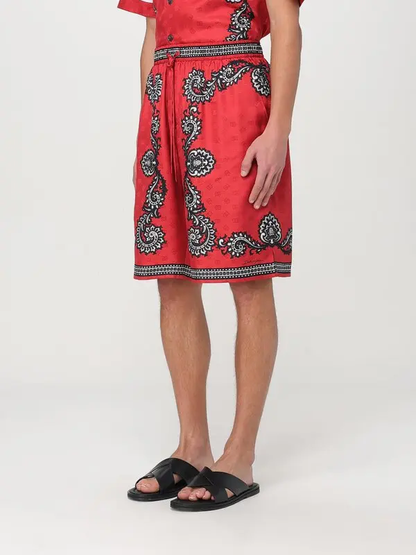 Dolce & Gabbana Printed Shorts - Red