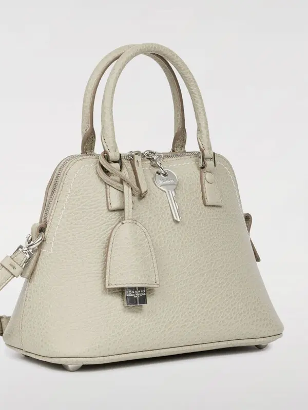 MAISON MARGIELA 5ac Bag In Grained Leather And Canvas