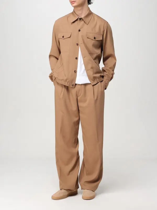LARDINI Tailored Wide Leg Trousers