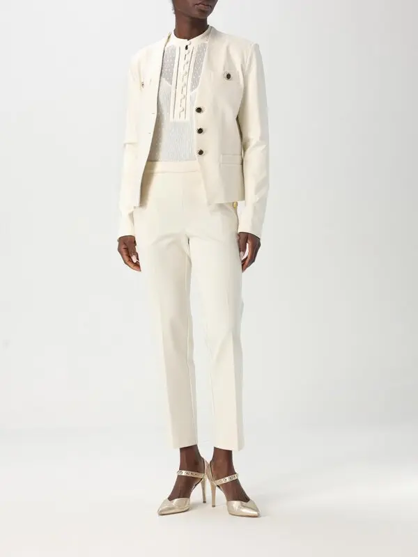 TWINSET Tailored Button Detailed Trousers