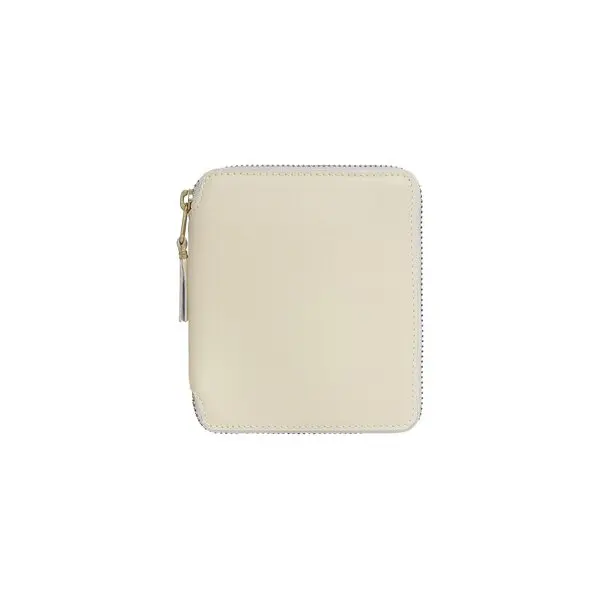 Comme Des Garçons Classic Leather Line Zipper Wallet 'off - White