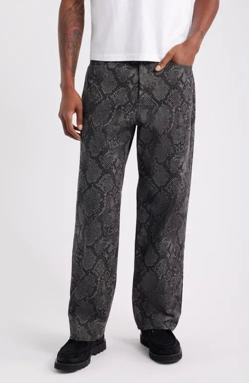 Obey Classic Baggy Jeans - Snake Print