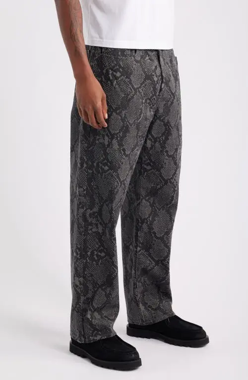 Obey Classic Baggy Jeans - Snake Print