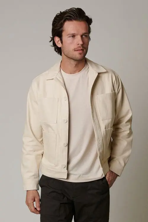 LEISURE LAB Ranch Cotton Jacket - Driftwood