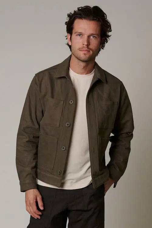 LEISURE LAB Ranch Cotton Jacket - Forest