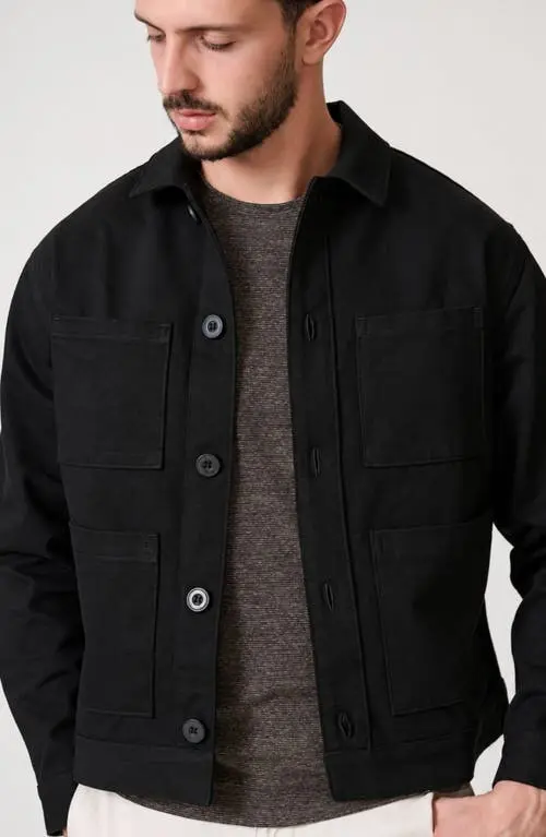 LEISURE LAB Ranch Cotton Jacket - Matte Black
