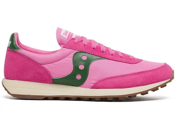 Saucony Trainer 80in Sneakers - Pink/forest