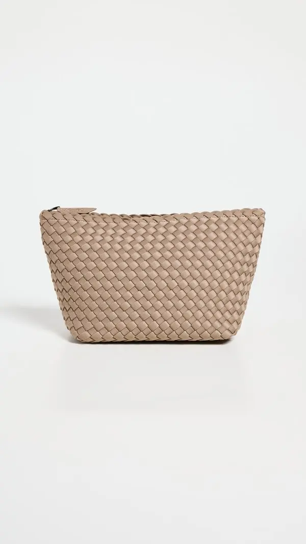 NAGHEDI Portofino Medium Makeup Bag - Cashmere